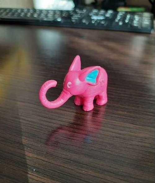 Новый слоник розовый слон Киндер фигурка игрушка