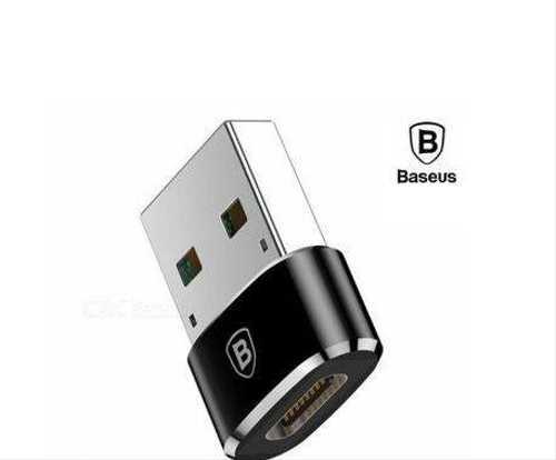 Переходник Baseus USB Male To Type-C Female