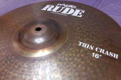 Тарелка Paiste 16 rude Thin Crash