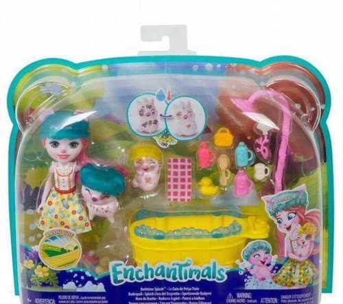 Новый набор Enchantimals свинки банный день