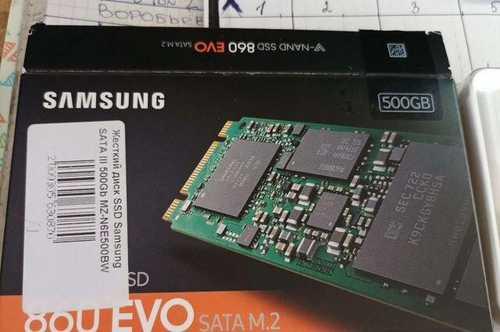 Жесткий диск ssd Samsung 860 EVO 500 Гб., м2