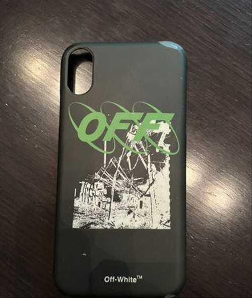 Чехол на iPhone xr off-white