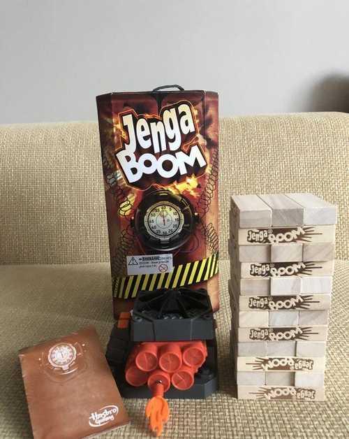 Hasbro настольная игра jenga boom