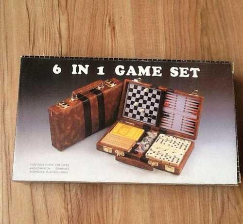 Игра настольная 6 в 1. Новая