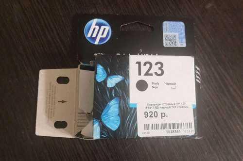 Картридж струйный hp 123