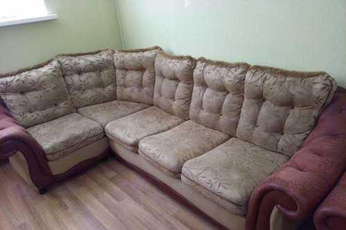 Угловой диван кровать и кресло кровать в комплекте недорого