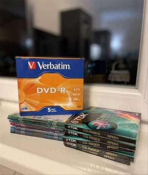 Комплект DVD-R и CD-RW