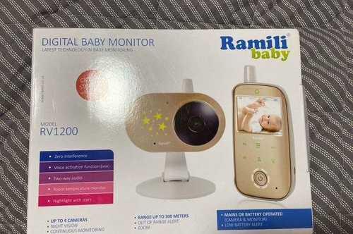 Видеоняня ramili baby RV1200 + датчик дыхания