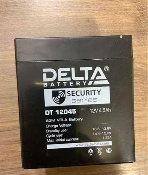 Аккумулятор delta dt 12045