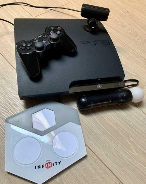 Sony PS3 + игры+ move+ Disney infinity