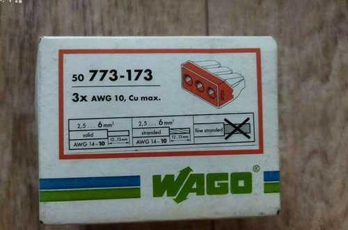 Колодка клеммная wago 773-173, 41А
