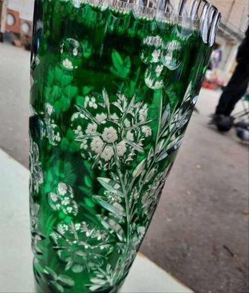 Чешская оригинальная ваза