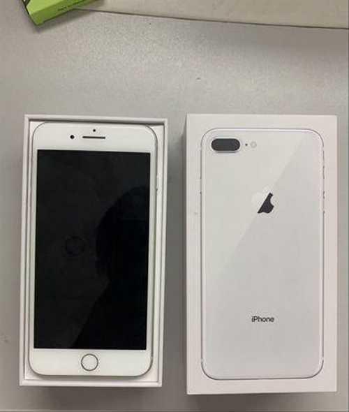 Телефон iPhone 8Plus 64GB Silver ростест