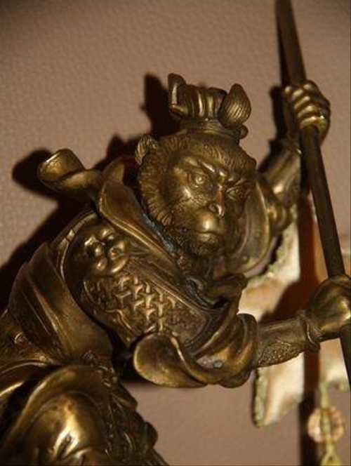 Бронзовая статуэтка Цунь-Унь-Кун Король Обезьян