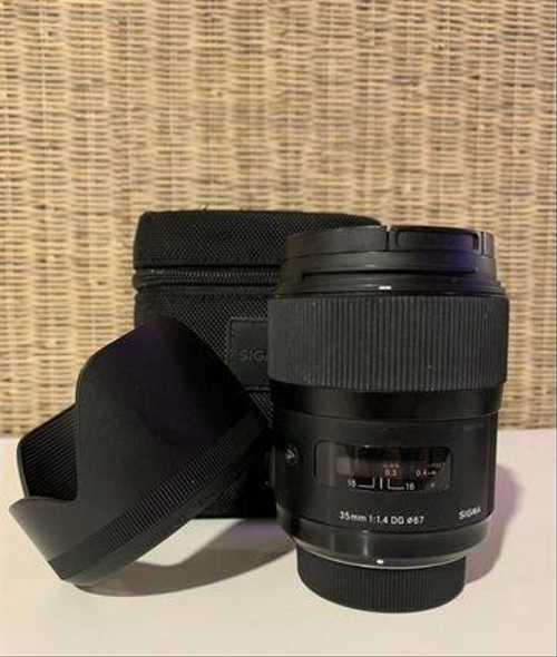 Объектив Sigma AF 35mm F/1.4 DG HSM Nikon