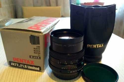 Объектив Pentax SMC FA 77mm f/1.8 Limited