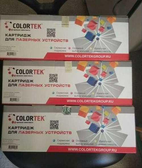 Картридж лазерный Colortek CT-CC531A/CE411A/C718 д