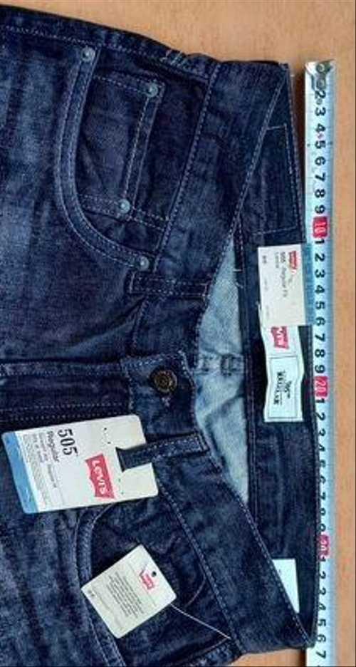 Джинсы levis 505 новые для мальчиков W28 L28