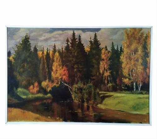 Картина "Осень в Абрамцеве"