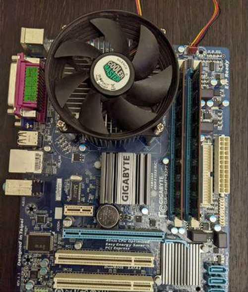 Связка 775 Xeon l5430, 4Gb DDR3 озу