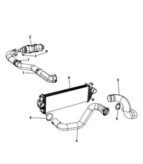 Патрубок дроссельной заслонки jeep