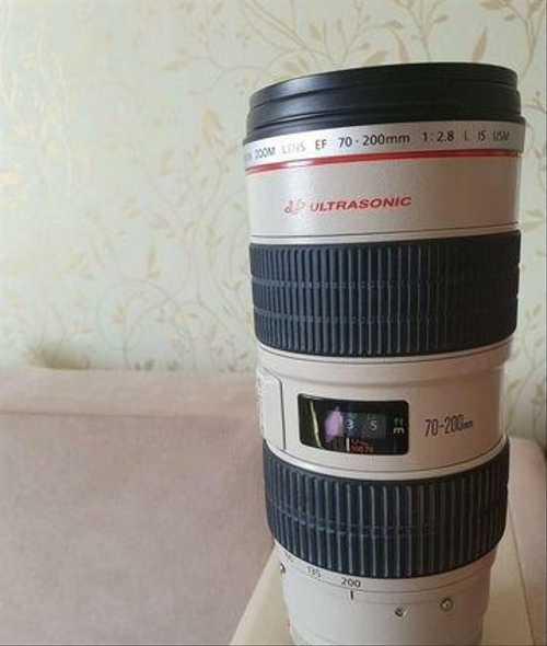 Объектив canon zoom lens ef 70-200mm