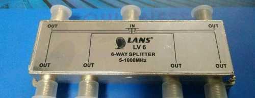 Делитель тв сигнала на 6 выходов