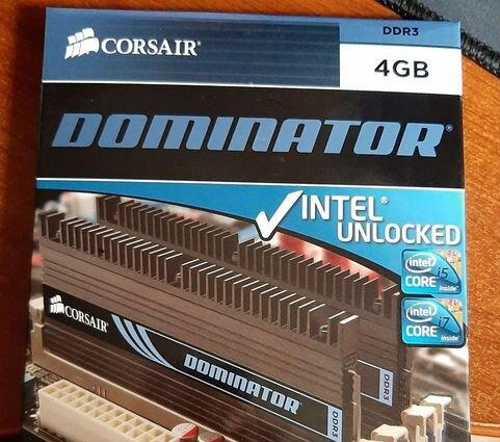 Оперативная память Corsair Dominator ddr3 2 x 2GB