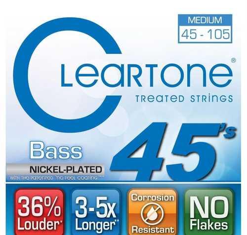 Комплект басовых струн Cleartone калибр 45-105 США