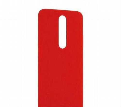 Чехол для Xiaomi K30 тонкий красный силиконовый