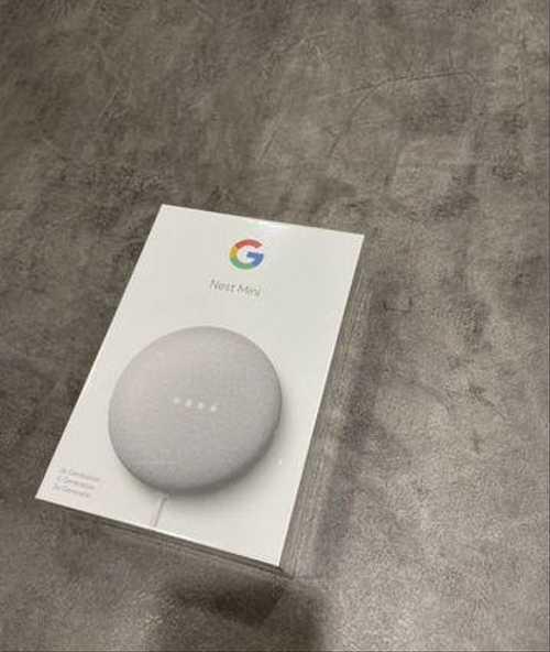 Умная колонка Google Nest mini (2nd gen), новая, о