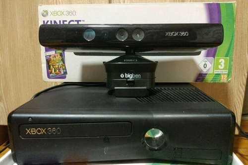 Игровая приставка Xbox 360 +40(+) игр+ kinect+ 2дж