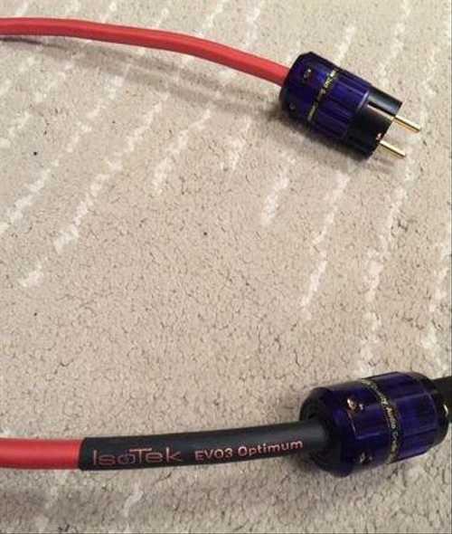Силовой кабель isotek метровый (2шт. парой дешевле