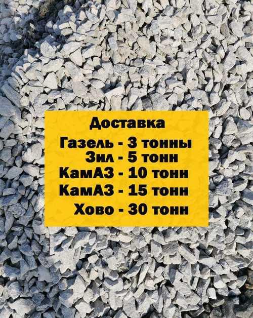 Сколько щебня в кубе фото