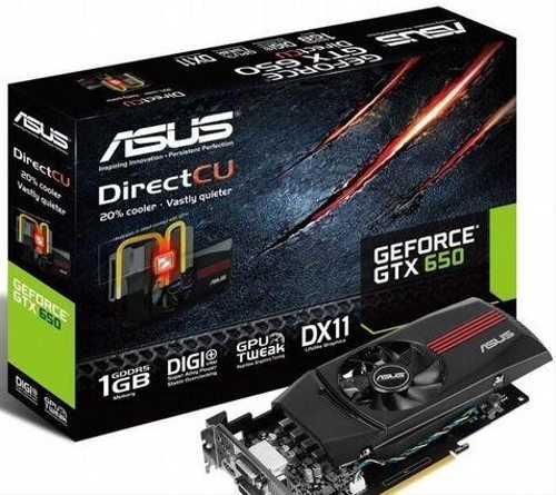 Видеокарта asus GeForce GTX 650 (GTX650-DC-1GD5)