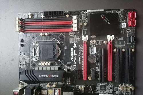 Мат. плата 1150 asrock fatal1ty b85 killer