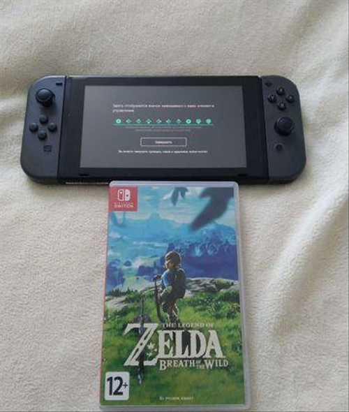 Nintendo switch Gray. +Zelda botw