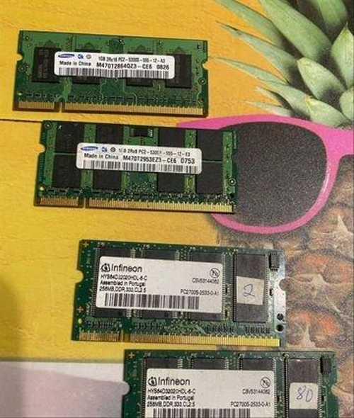 Оперативная память DDR DDR2 DDR3 sodimm\dimm