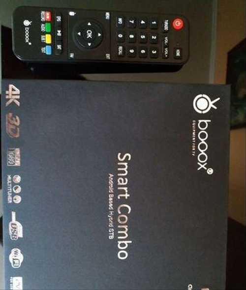 Android tv приставка booox smart combo