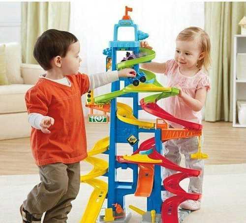 Автотрек "Небоскреб" little People fisher price