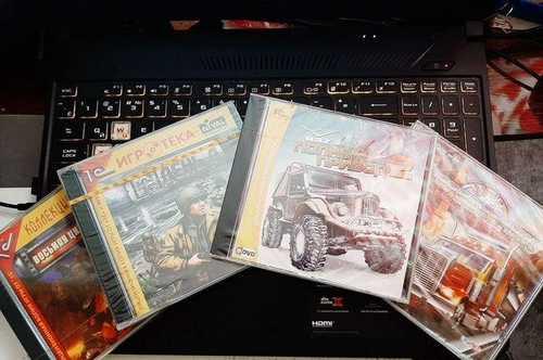 CD диски со старыми играми на пк 2002-2008 годов