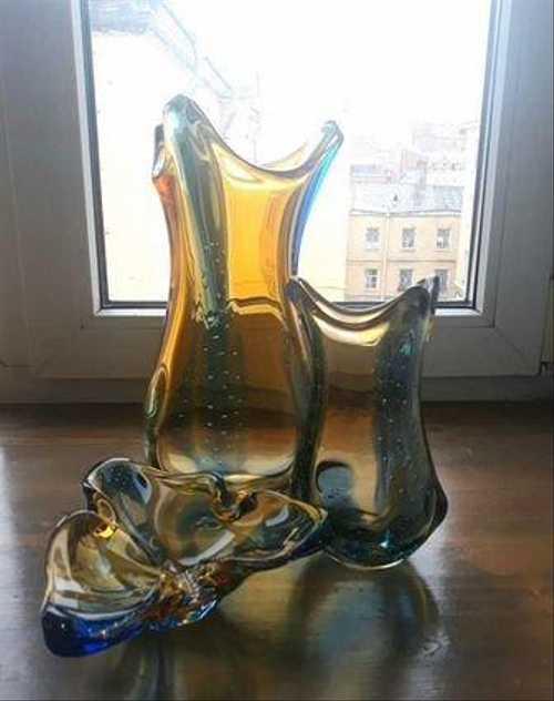Комплект ваз Pizzicato, Machovska, цветное стекло