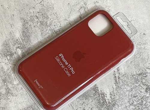 Оригинал iPhone 11 Pro Red Product Чехол Silicone