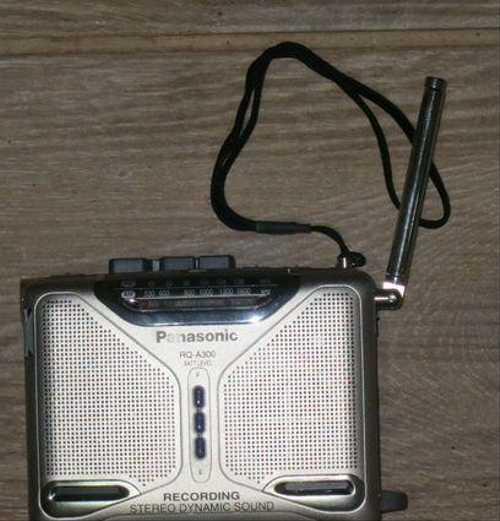 Panasonic RQ - A 300, диктофон с FM ам приемником