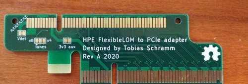 Адаптер HPE flexiblelom для PCI-Express