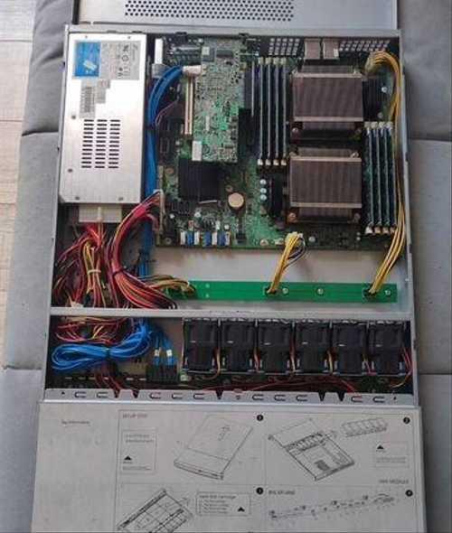 Сервер 1U Intel s2400sc