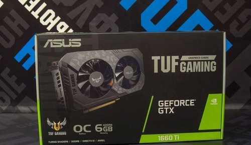 Видеокарта asus TUF GeForce GTX 1660 Ti OC 6GB