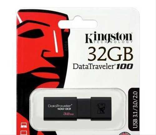 Новый USB 3.1 Флеш-накопитель Kingston 32 гб