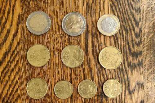 Монеты Euro (евро)