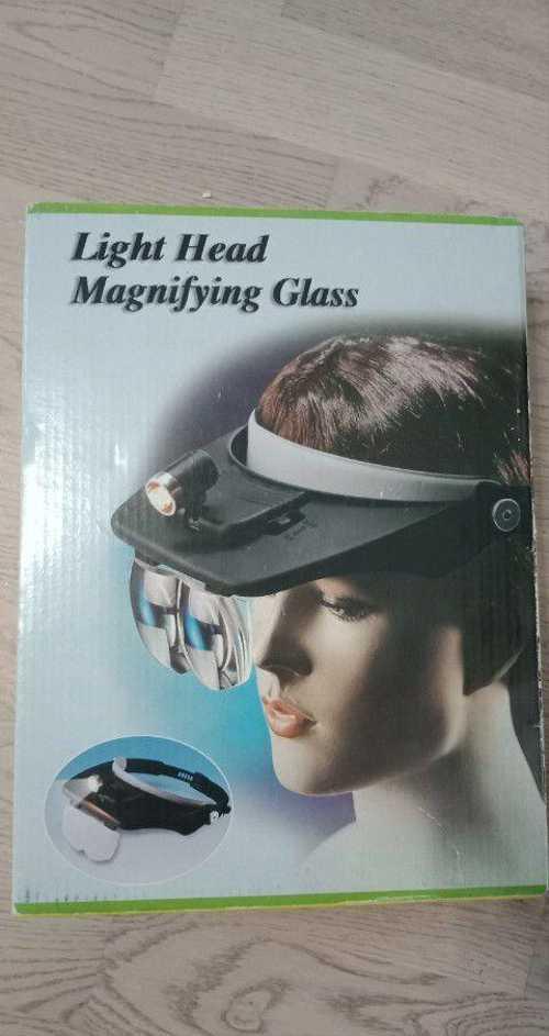 Бинокулярные очки light head magnifying glass MP24